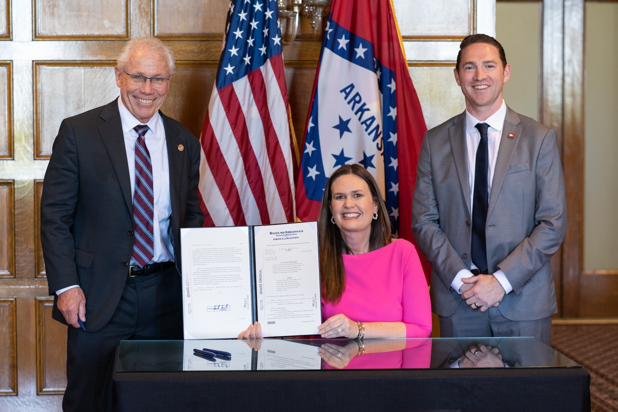 Sanders Signs SB396 - Arkansas Governor - Sarah Huckabee Sanders